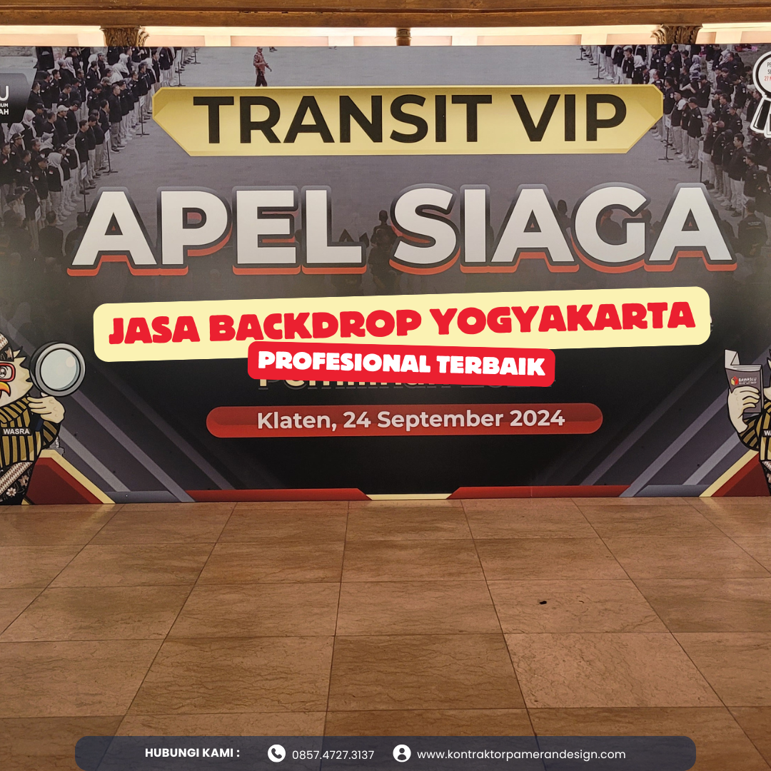 Jasa Backdrop Yogyakarta Kontraktor Pameran